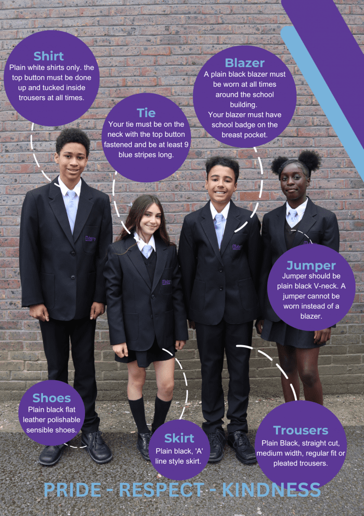 School Uniform and Equipment – Mulberry Academy Woodside